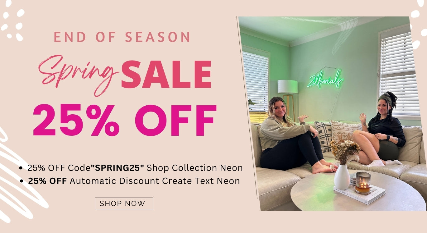 Custom Neon Signs & Lights | LED Neon Sign Shop | Neon Wall Signs
