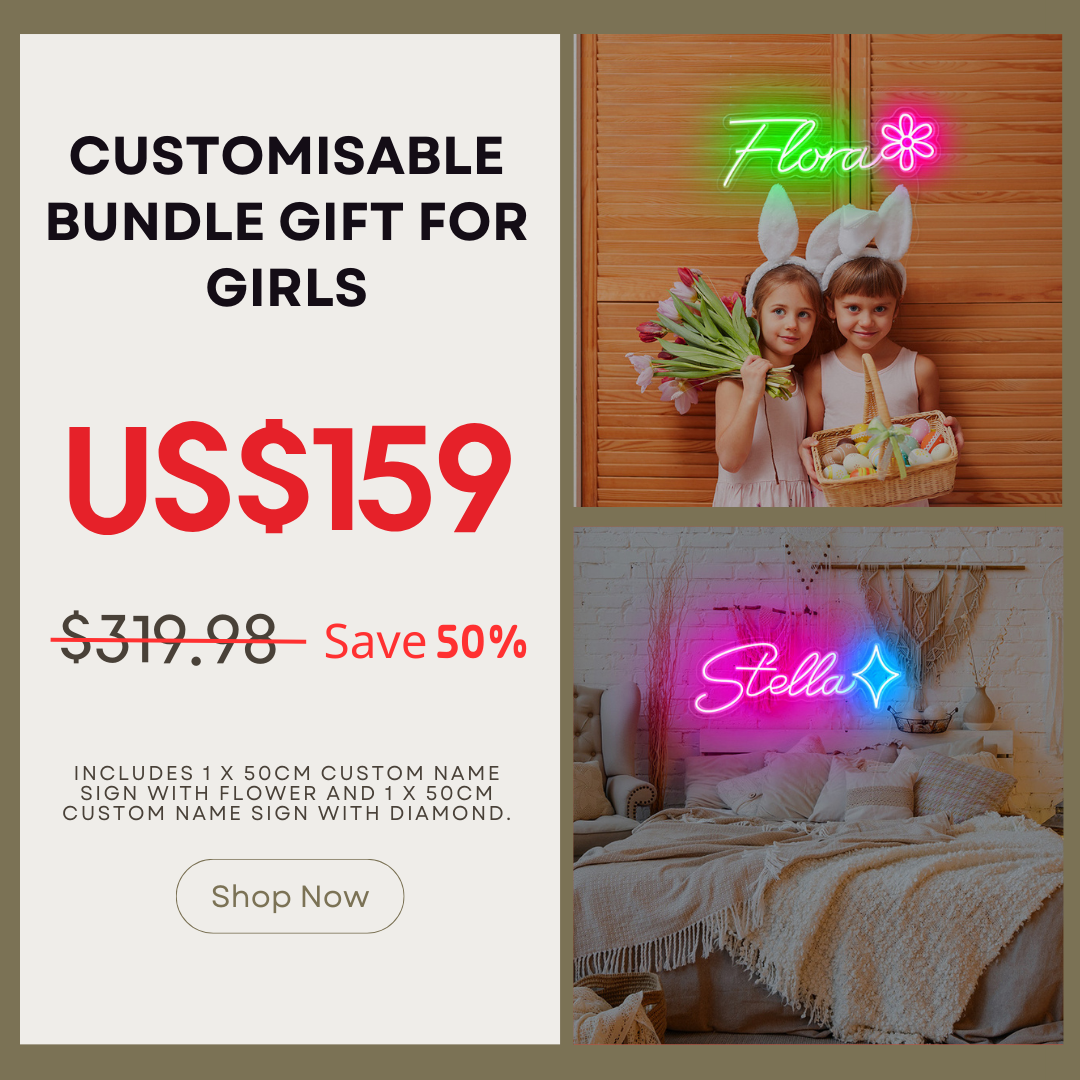 Custom Neon Signs & Lights | LED Neon Sign Shop | Neon Wall Signs