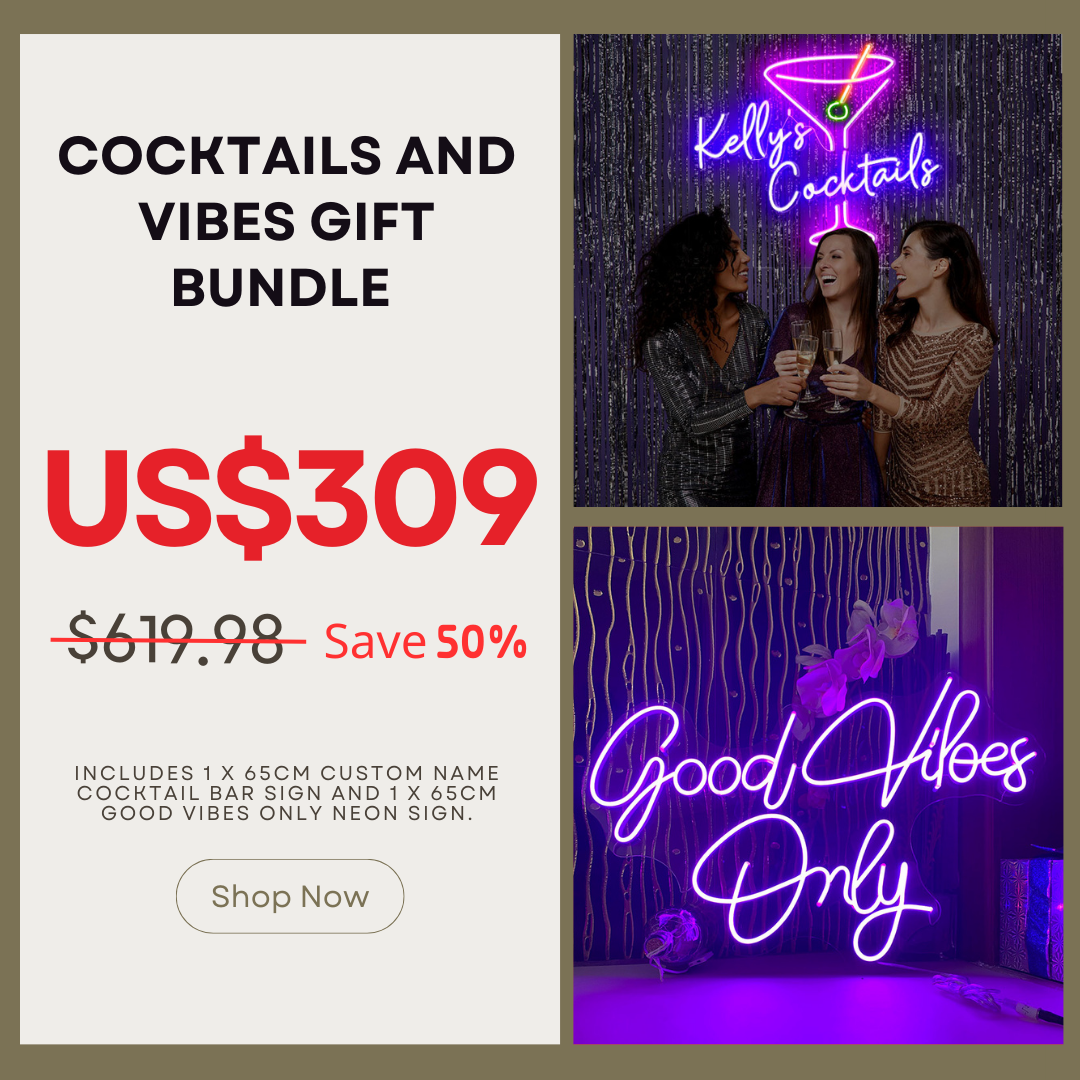 Custom Neon Signs & Lights | LED Neon Sign Shop | Neon Wall Signs