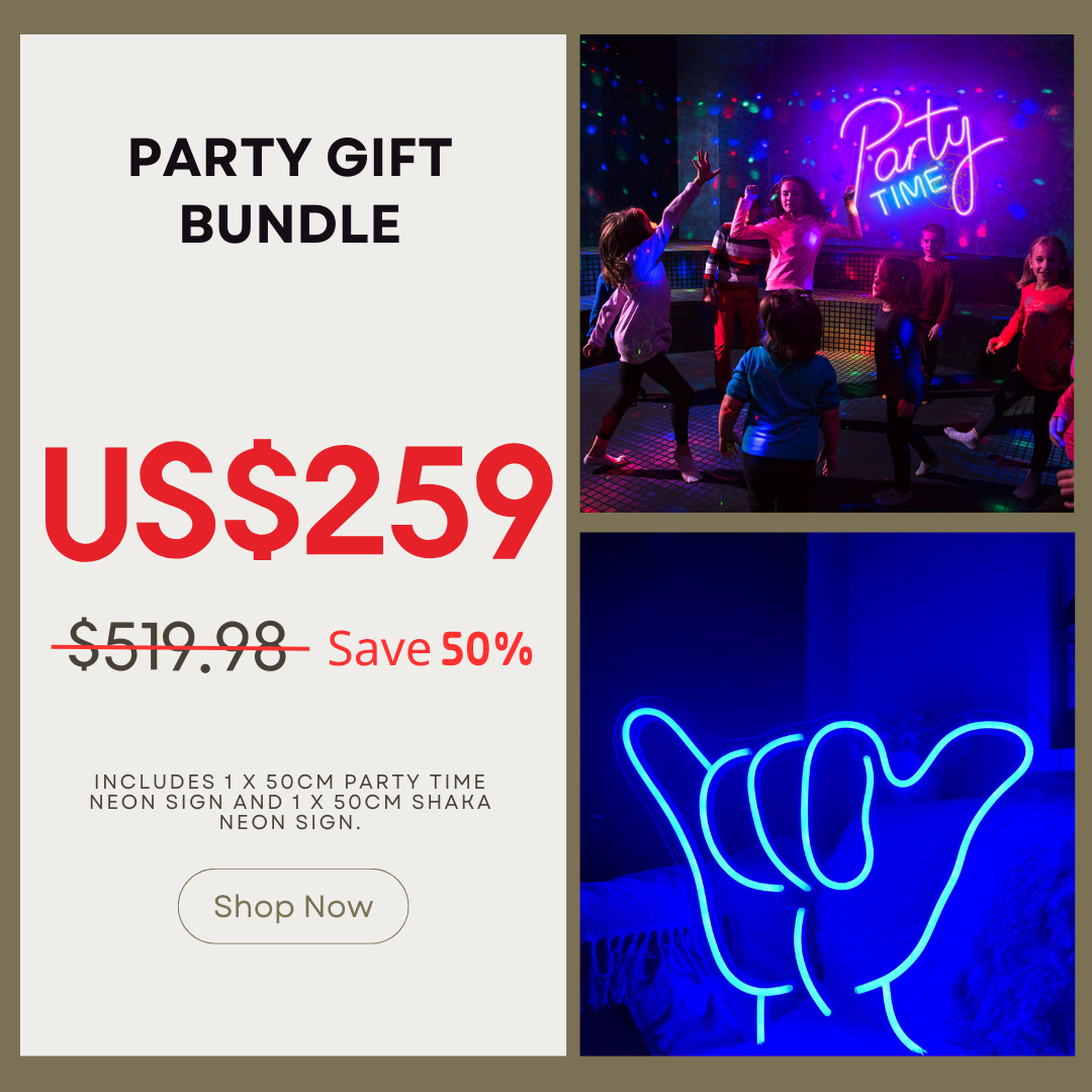 Custom Neon Signs & Lights | LED Neon Sign Shop | Neon Wall Signs