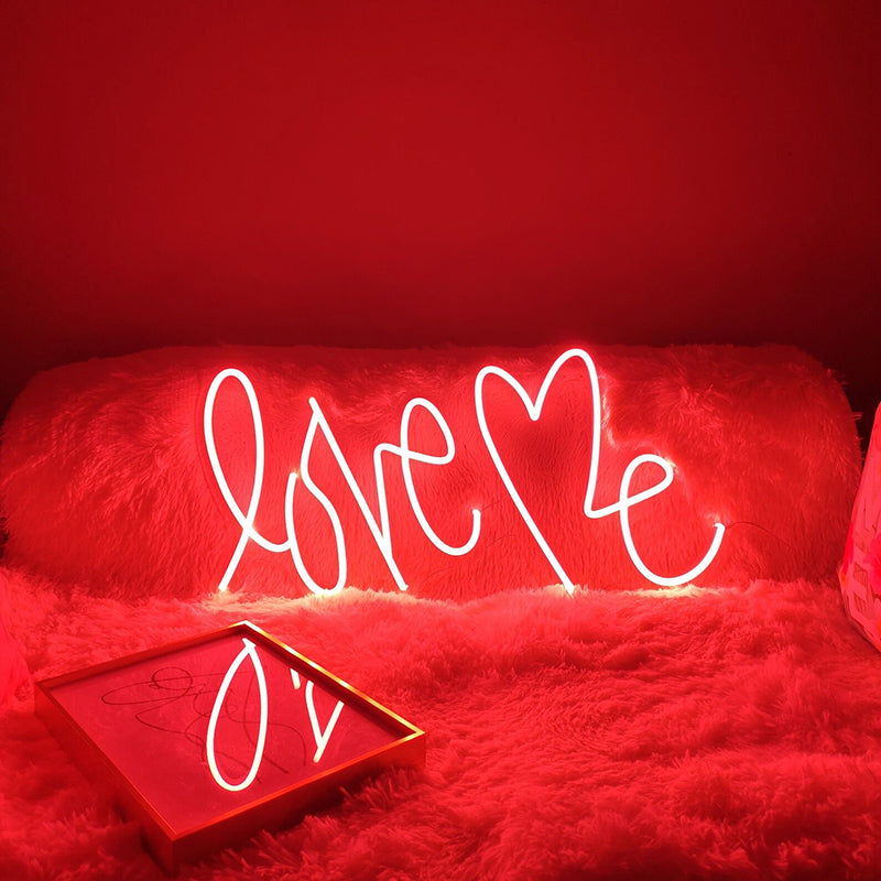 Love Me Neon Sign | Love Me Light Sign | Neon Party US